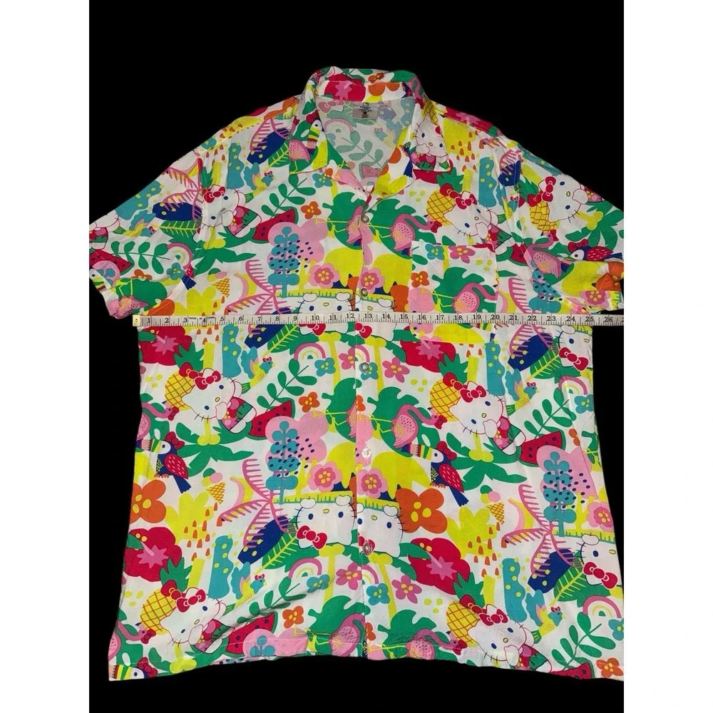 Hello Kitty by Sanrio | Shirts | Sanrio Hello Kitty Button Up Shirt ...